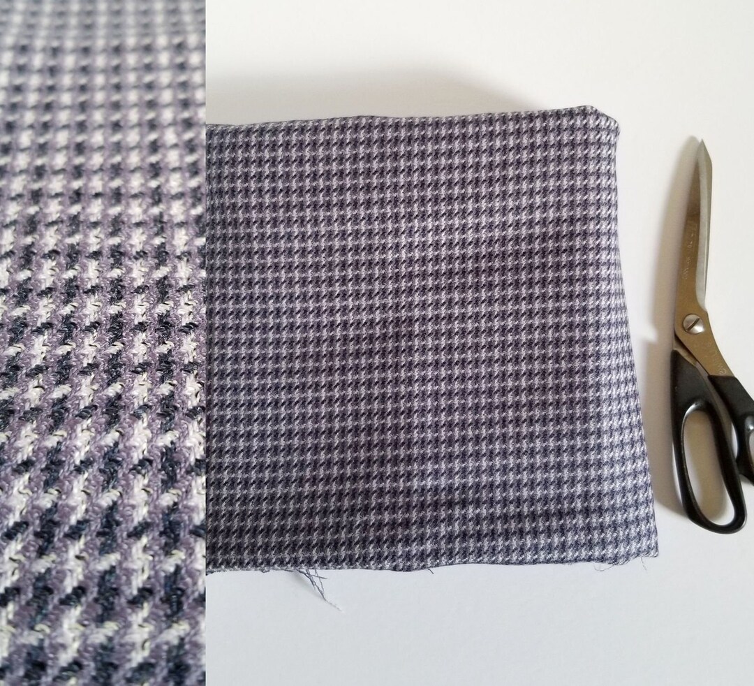 Purple & Blue Mini Check Fabric 1.5 Yards X 60w - Etsy