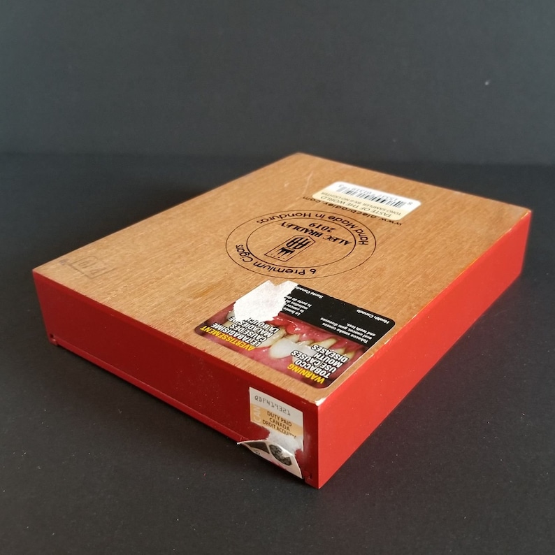 Wood Cigar Boxes W Oval Window Slider Lids DIY Wood Craft - Etsy