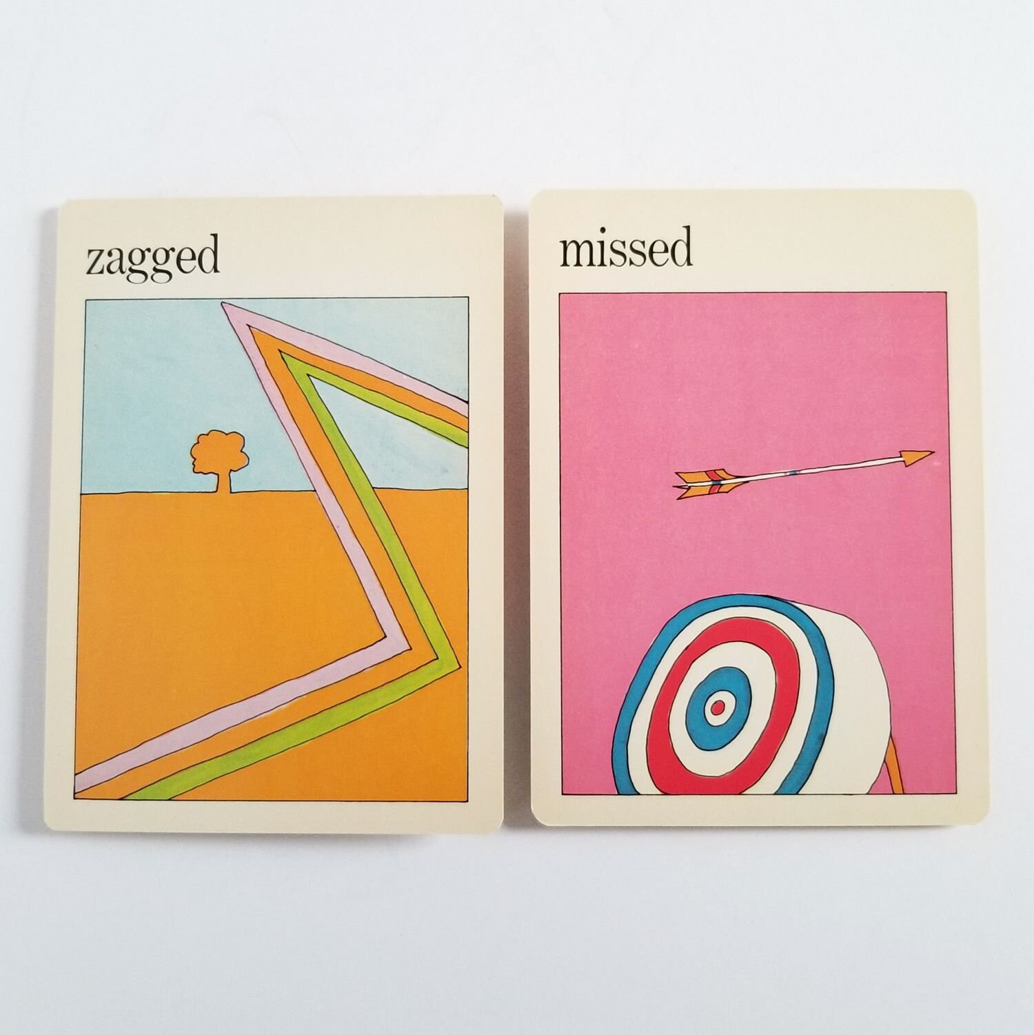 Robot and I Vintage MOMA Art Cards Turquoise & Pink - Etsy