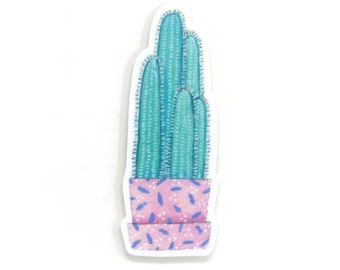 Cactus Eye Sticker - Etsy