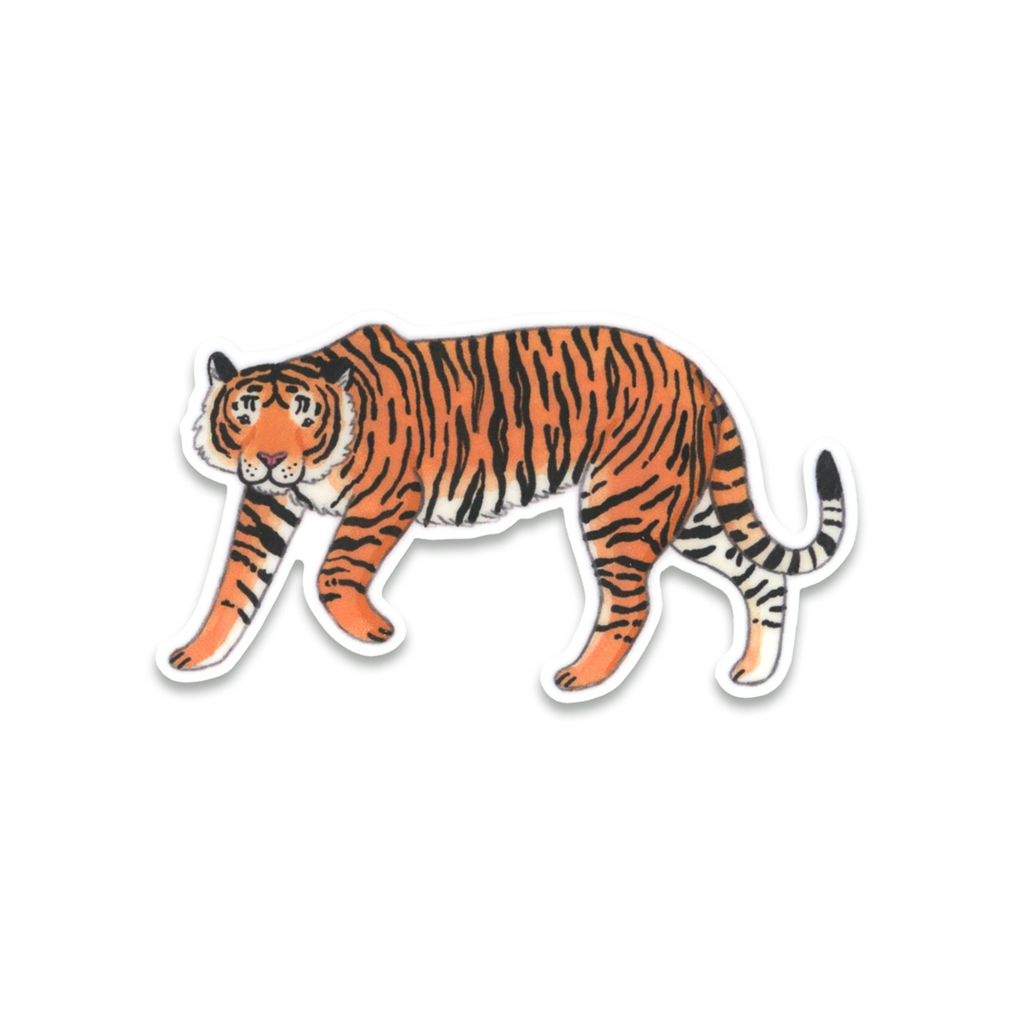 Pegatina de tigre - Etsy España