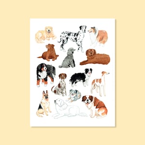 Large Dog Print - Etsy