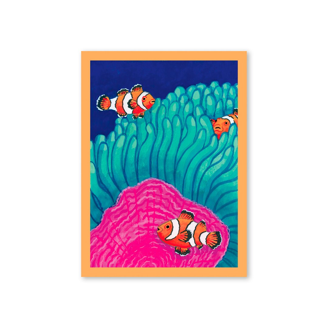 Clownfish Sticker - Etsy