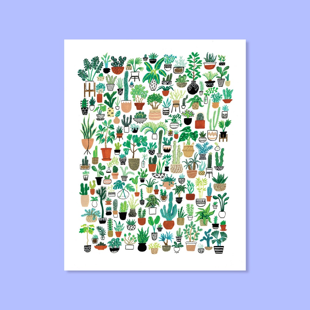 Plant Party Print - Etsy
