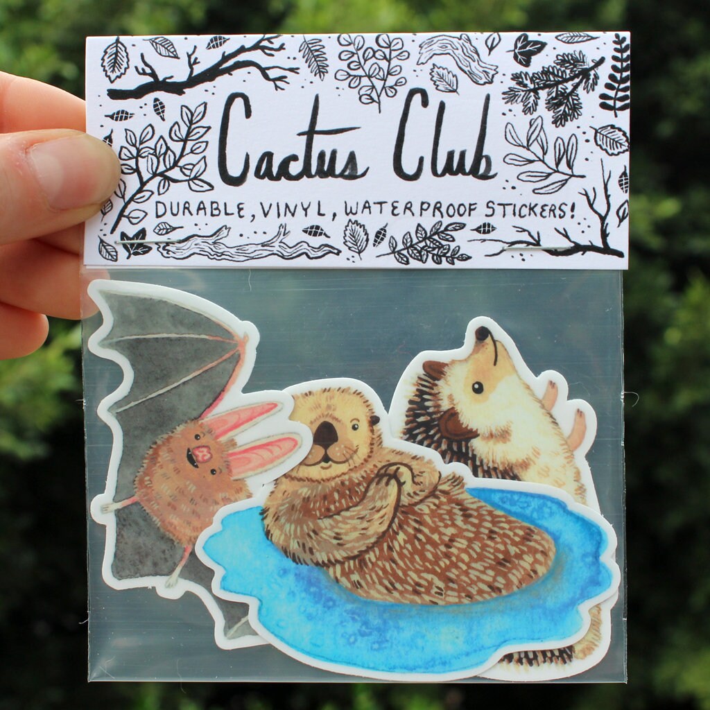 Critter Sticker Pack | Etsy