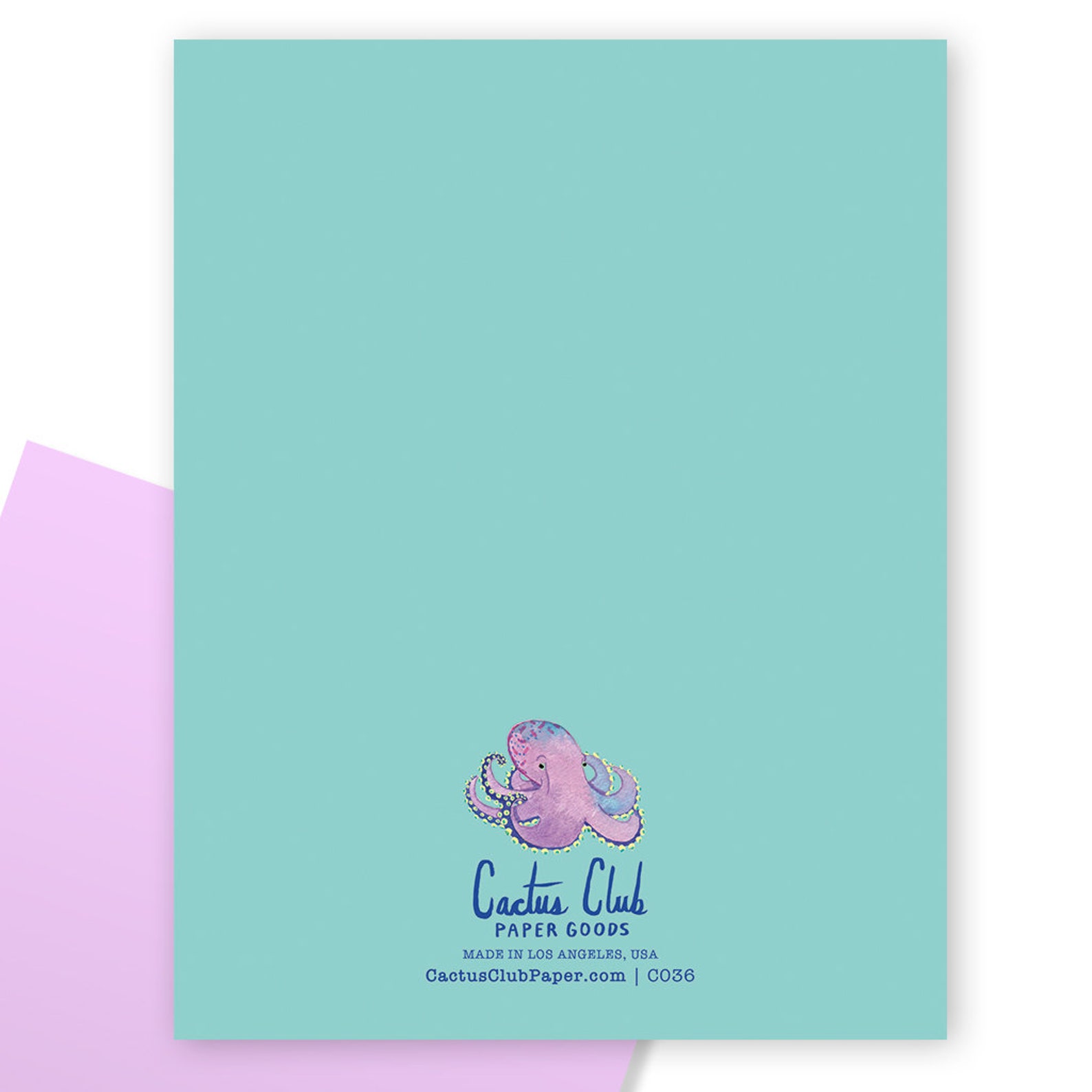 Octopi Ocean Card - Etsy