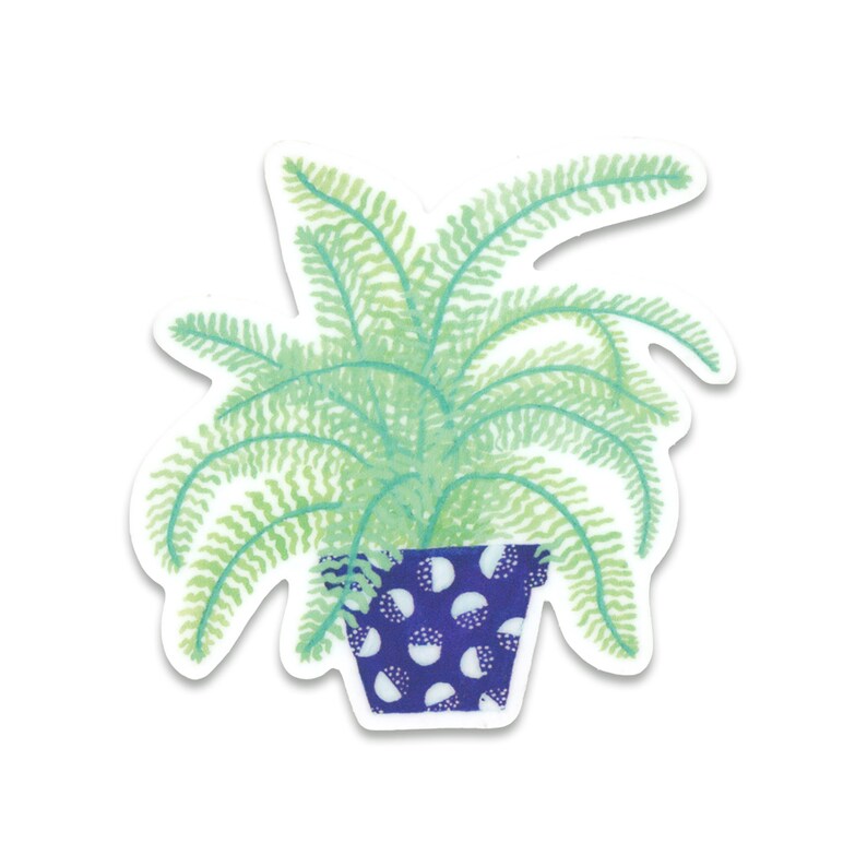 Fern Sticker - Etsy