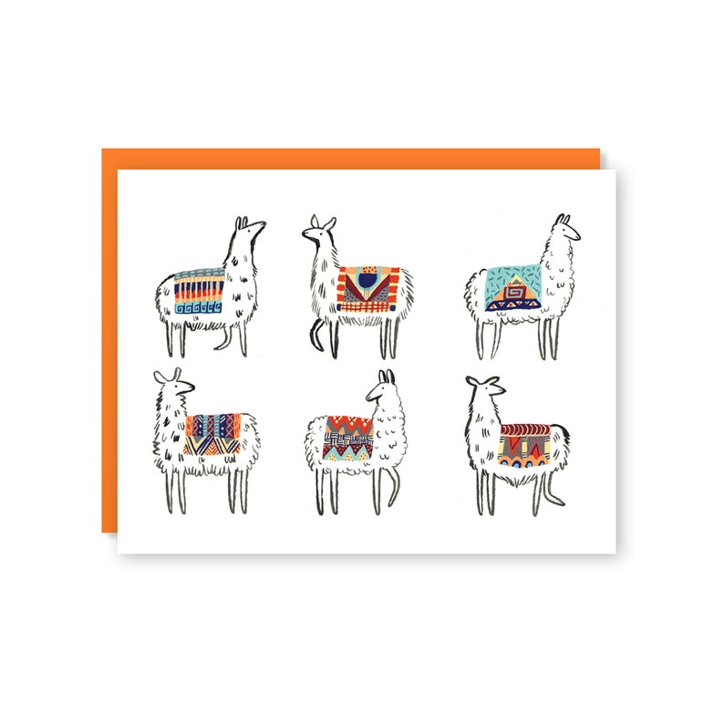 Llama-rama Card - Etsy