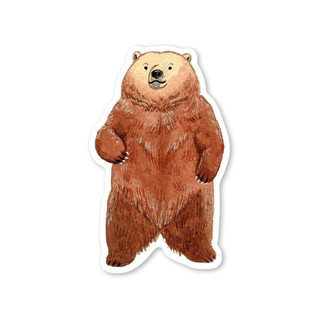 Bear Sticker - Etsy