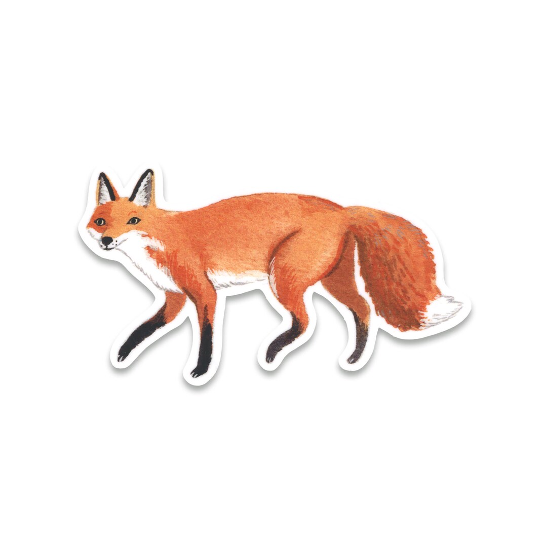 Fox Sticker - Etsy