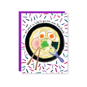 Ramen Card - Etsy