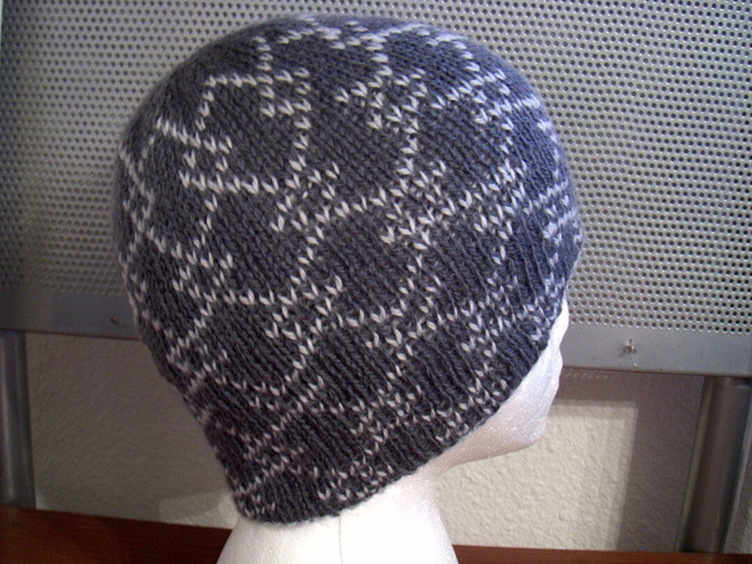 PDF KNIT PATTERN~ Chain Link Hat: Child, Youth, Womans, Mans Sizes ...