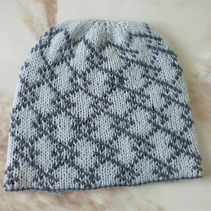 PDF KNIT PATTERN~ Chain Link Hat: Child, Youth, Womans, Mans Sizes ...