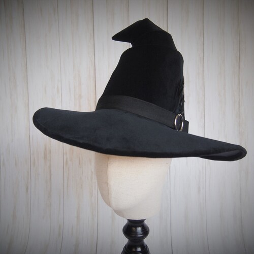 Cosplay Hat Wizard Hat Witch Hat Extra Wide Brim Witch Hat - Etsy