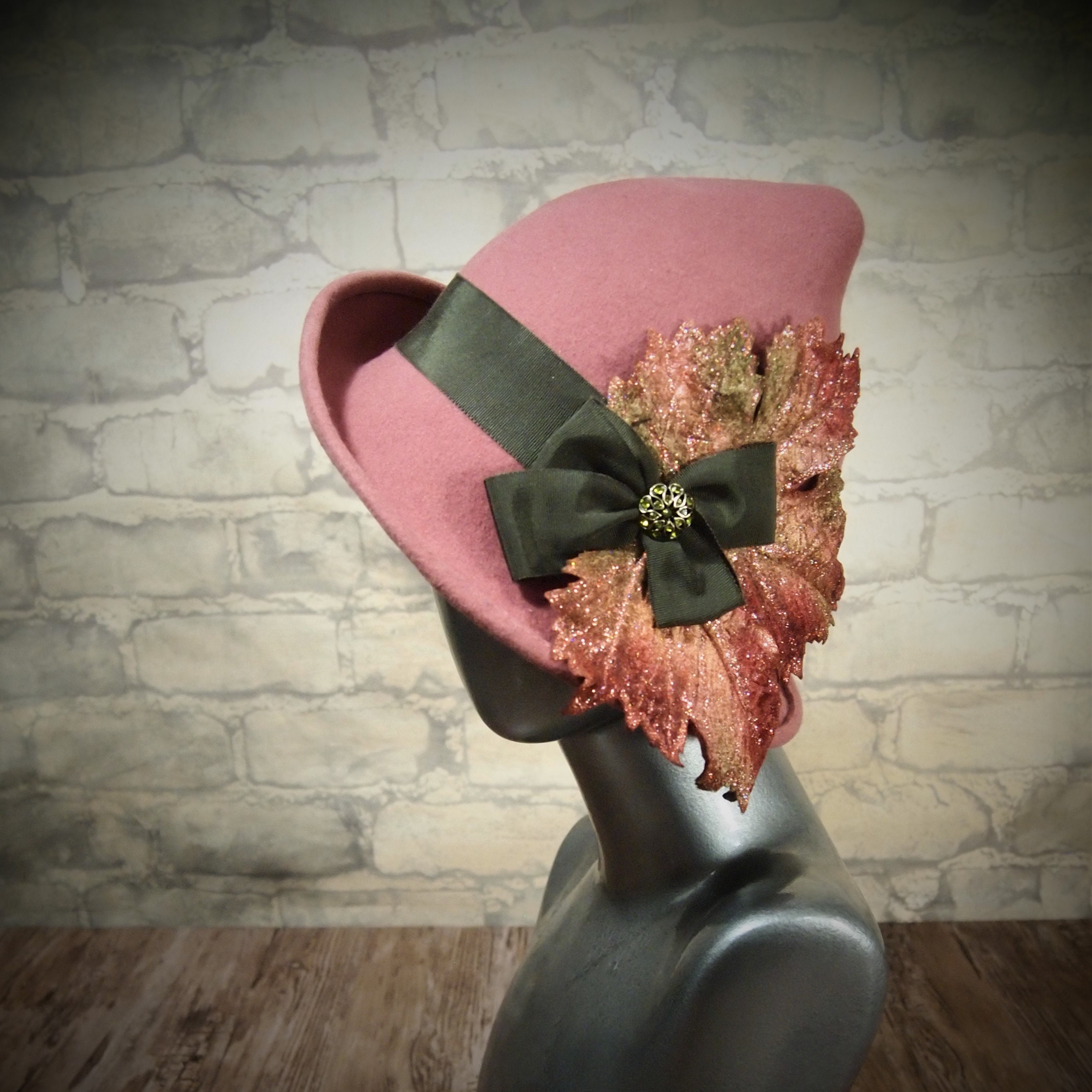 Rose Felt Deco Hat