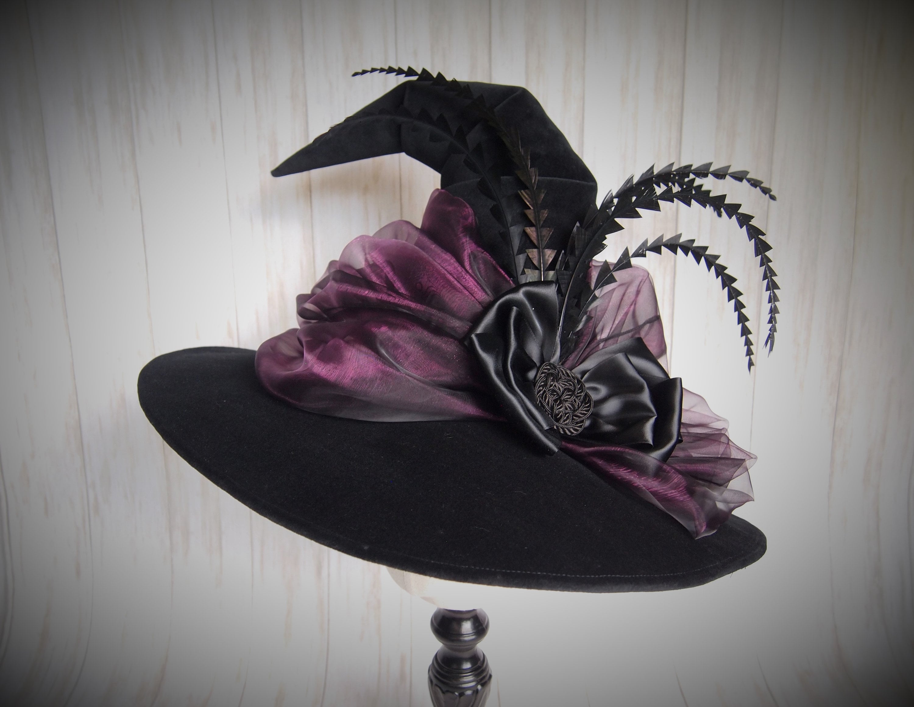 Witch Hat Wicked Plum