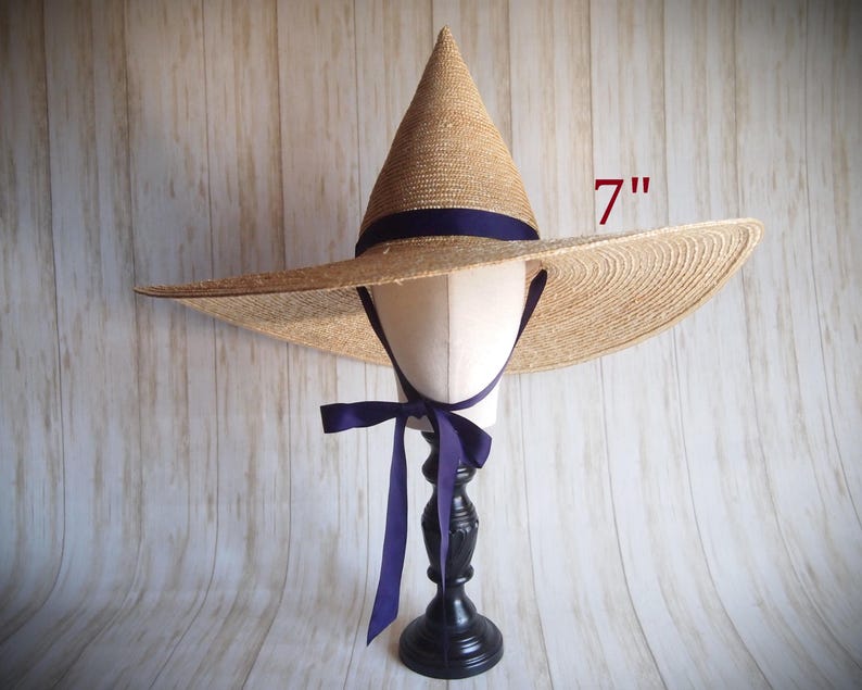 PRE-ORDER Straw Witch Hat - Etsy