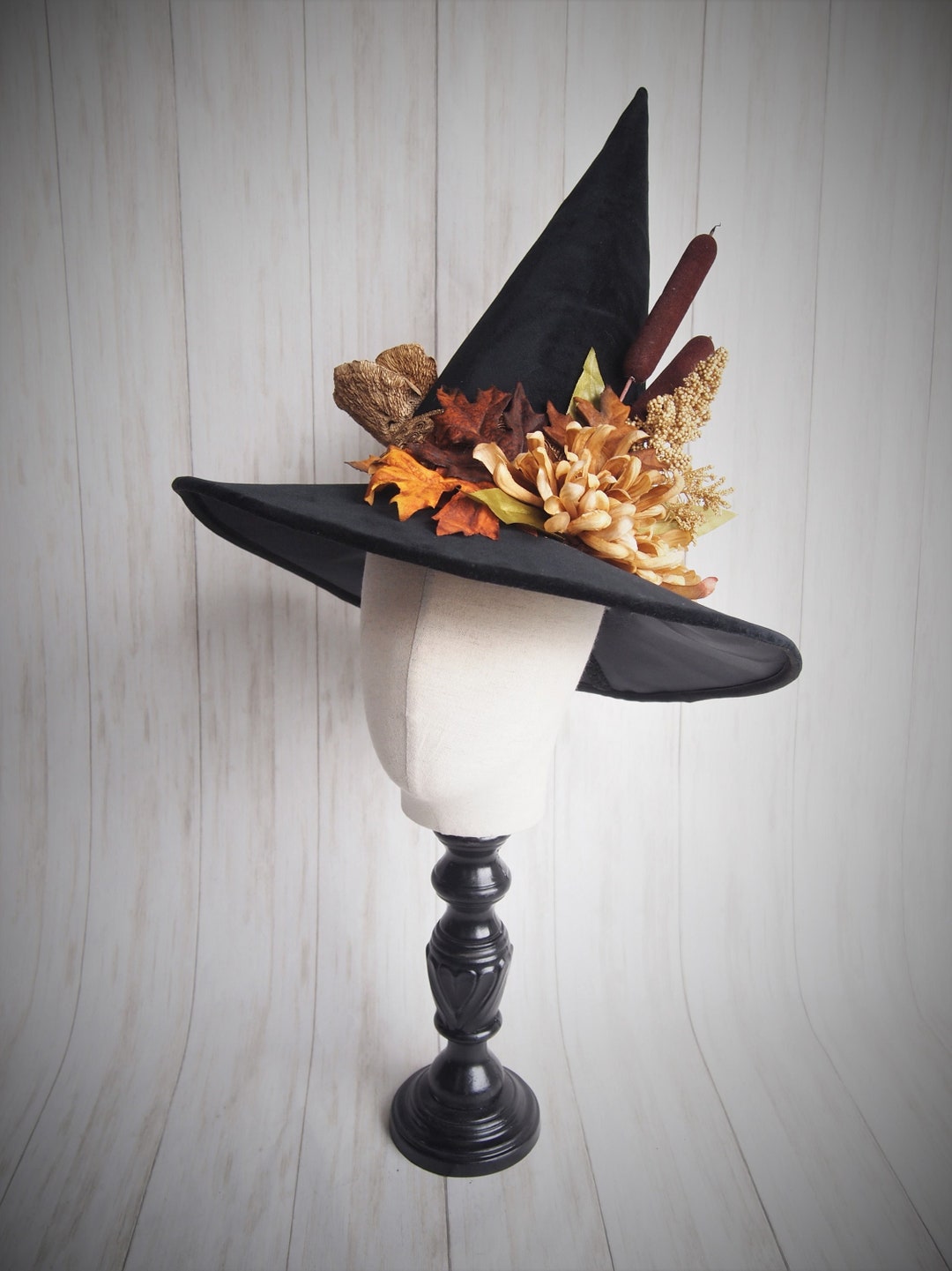 Witch Hat "cattail Conjuring" - Etsy