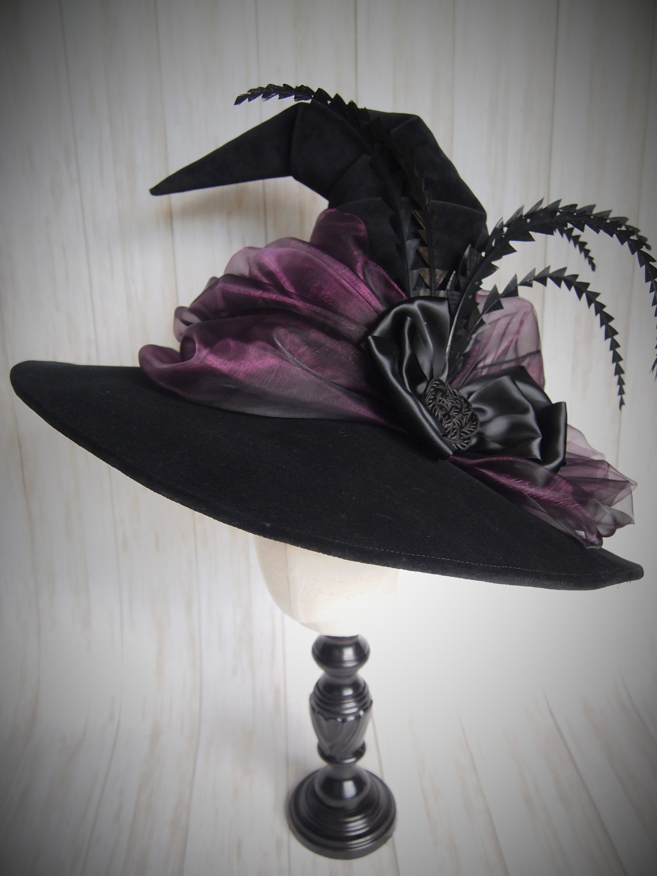 Witch Hat Wicked Plum