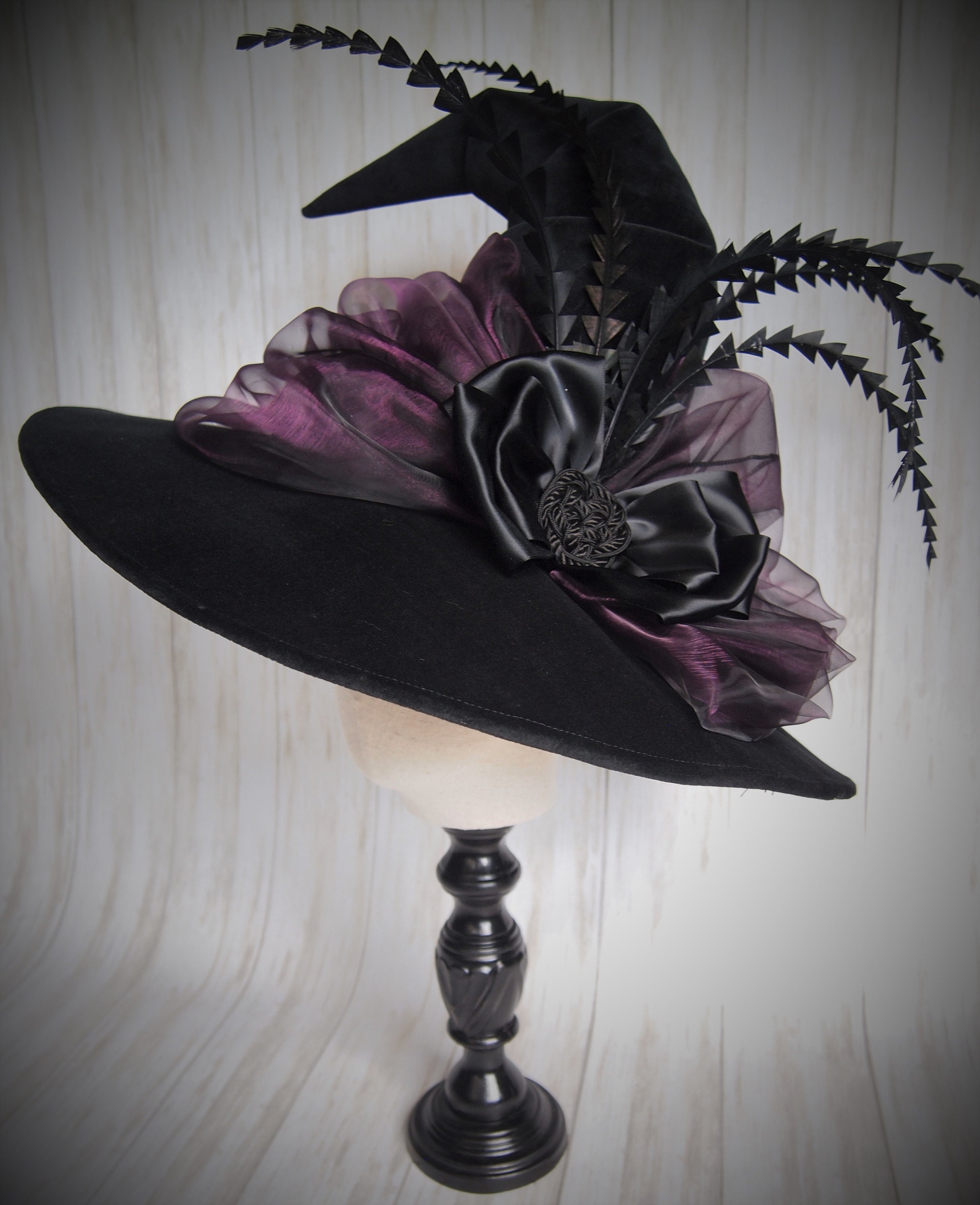Witch Hat Wicked Plum