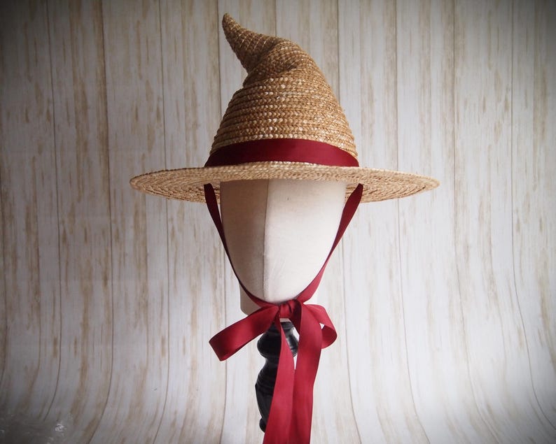 PRE-ORDER Straw Witch Hat - Etsy
