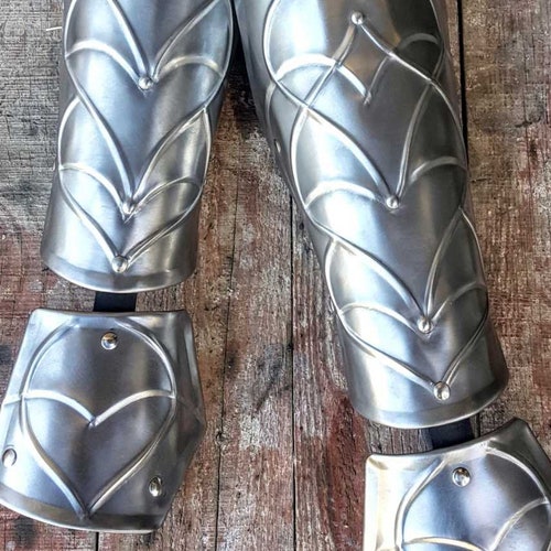 Pair of Elven Steel Bracers Fantasy Larp Armor Medieval - Etsy Canada