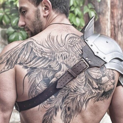 LARP Armor Gladiator Steel Set Shoulder&breastplate - Etsy