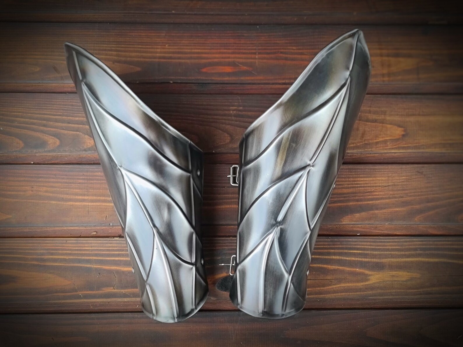 Elven Bracers Steel Armor Elf Fantasy Warrior Vambracers - Etsy