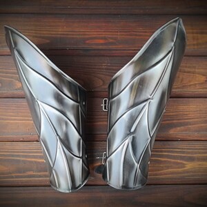Elven Bracers, Steel Armor, Elf Fantasy Warrior Vambracers, Larp ...