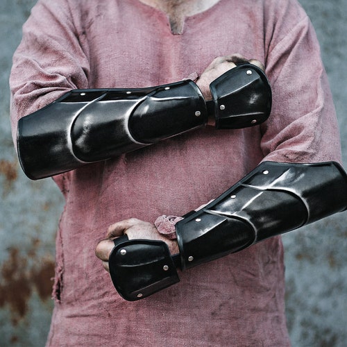 Shoulder Armor Pair of Pauldrons for Medieval Knight Larp - Etsy