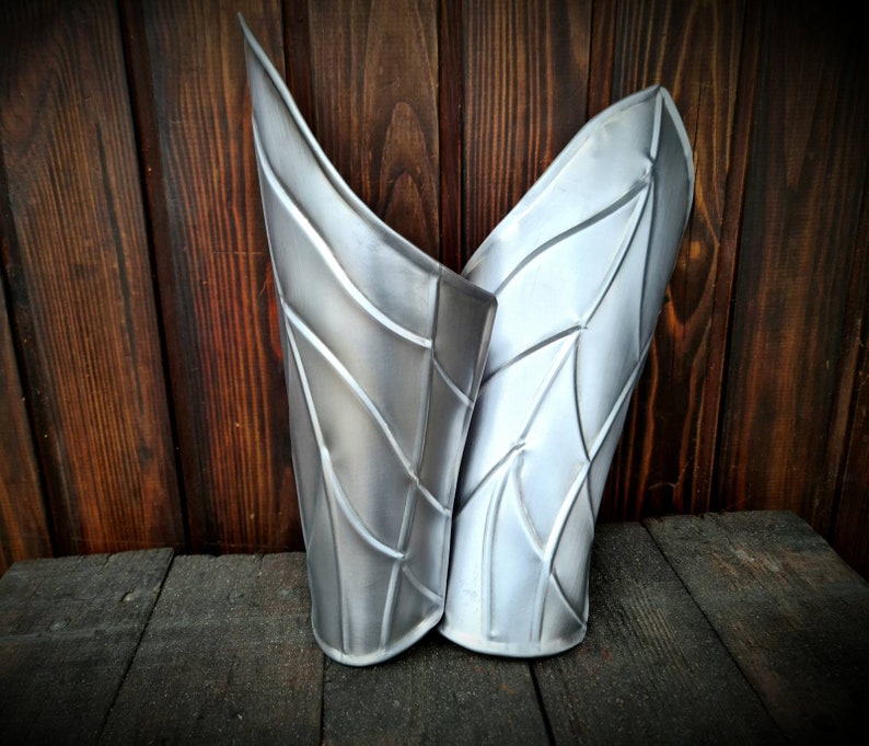 Elven Bracers Steel Armor Elf Fantasy Warrior Vambracers - Etsy