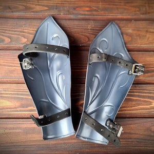 Elven Bracers, Steel Armor, Elf Fantasy Warrior Vambracers, Larp ...