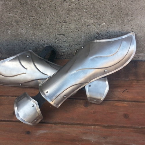 Shoulder Armor Pair of Pauldrons for Medieval Knight Larp - Etsy