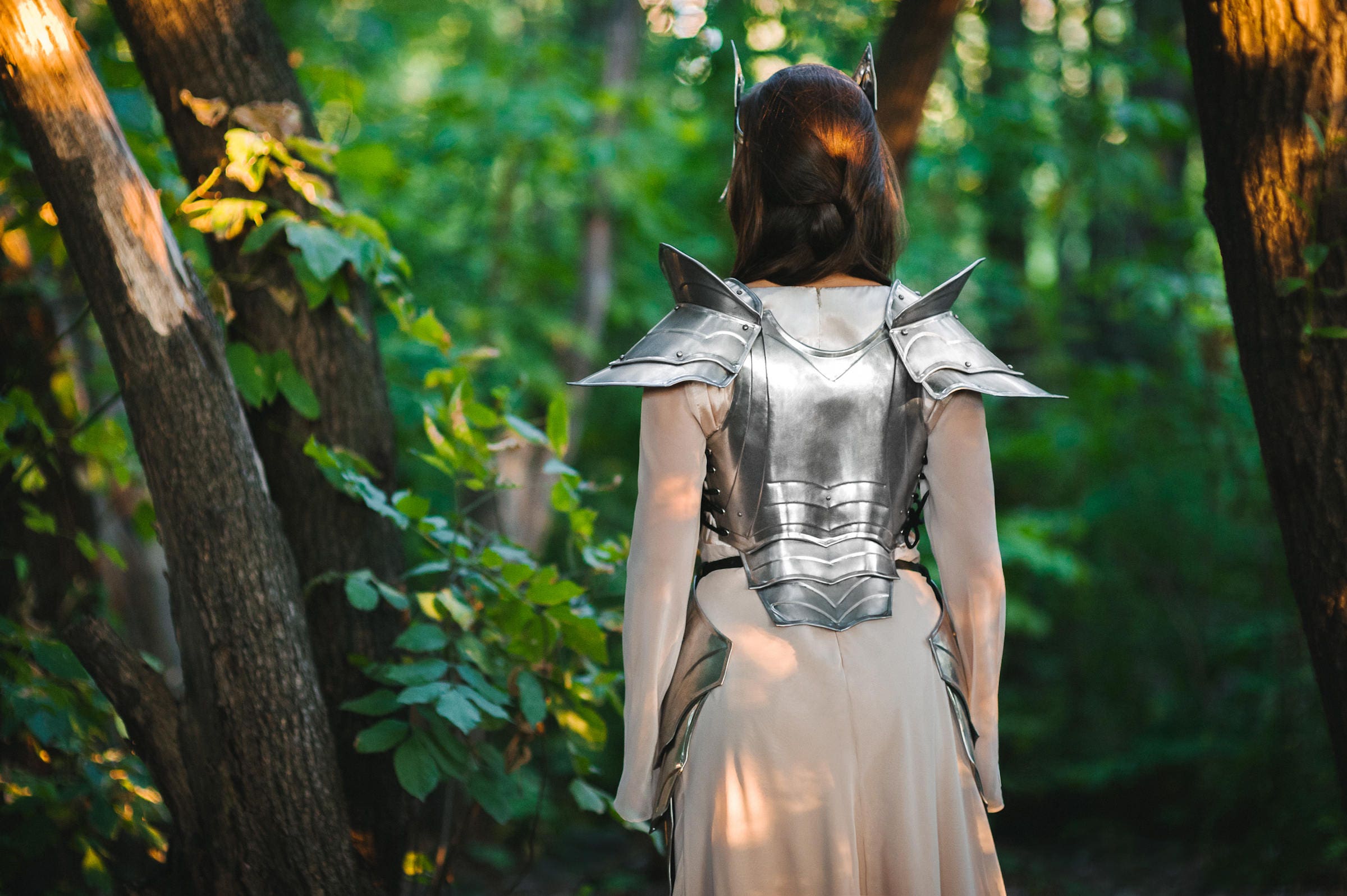 Warrior Lady Steel Armor Corset custom made handcrafted | Etsy