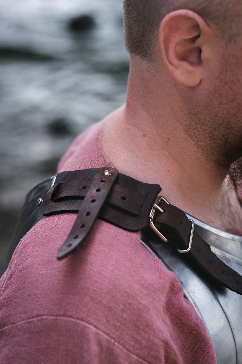 LARP Cuirass Gladiator Steel Half Chest Armor Breastplate - Etsy UK