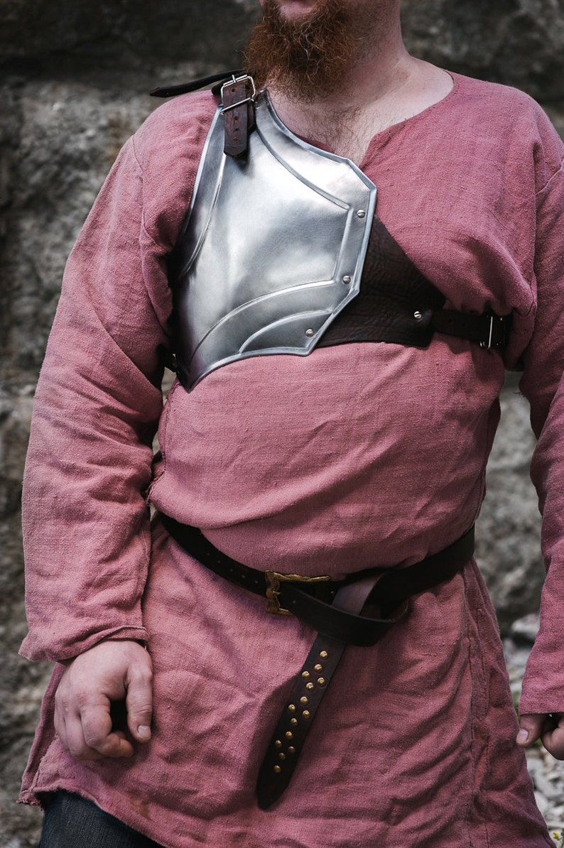 LARP Cuirass Gladiator Steel Half Chest Armor Breastplate - Etsy UK