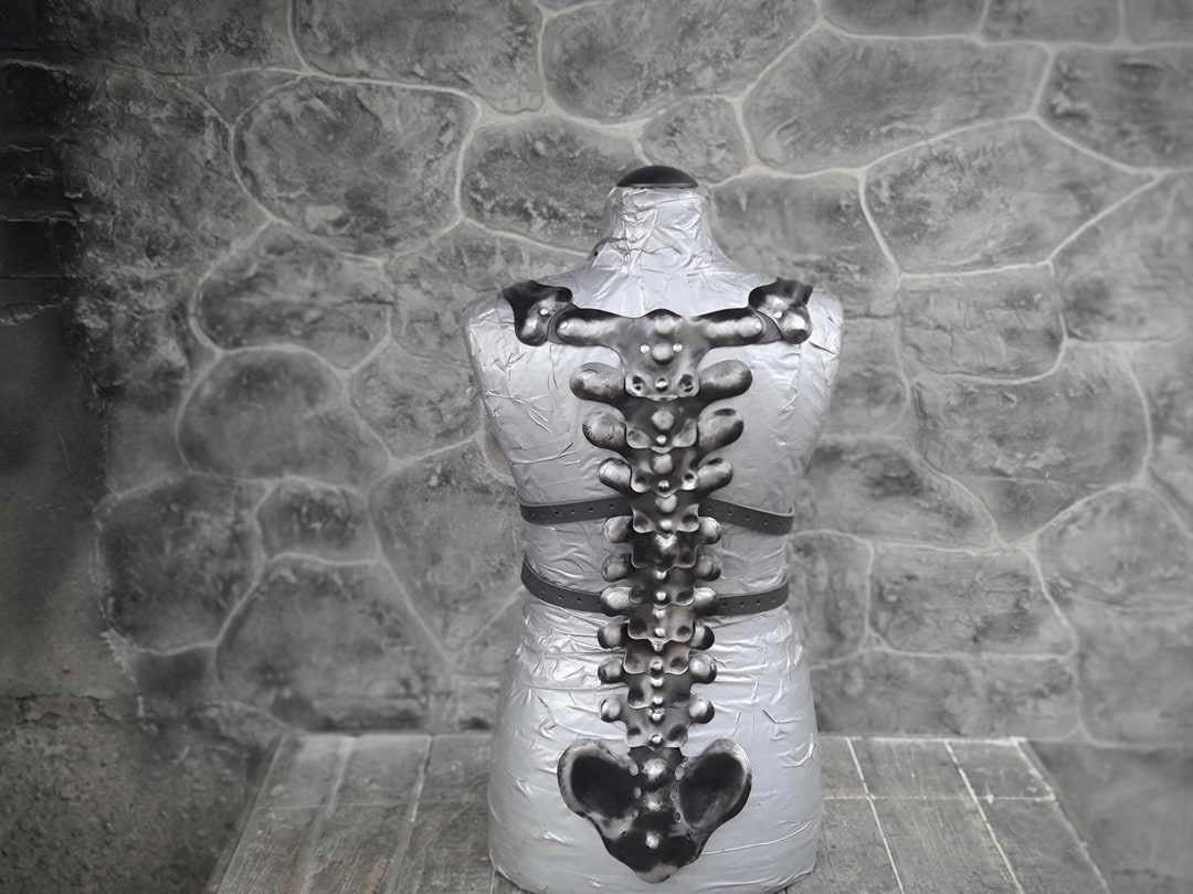 Blackened Spine Cosplay Armor for Larp Clothing, Metal Outfit, Fantasy ...