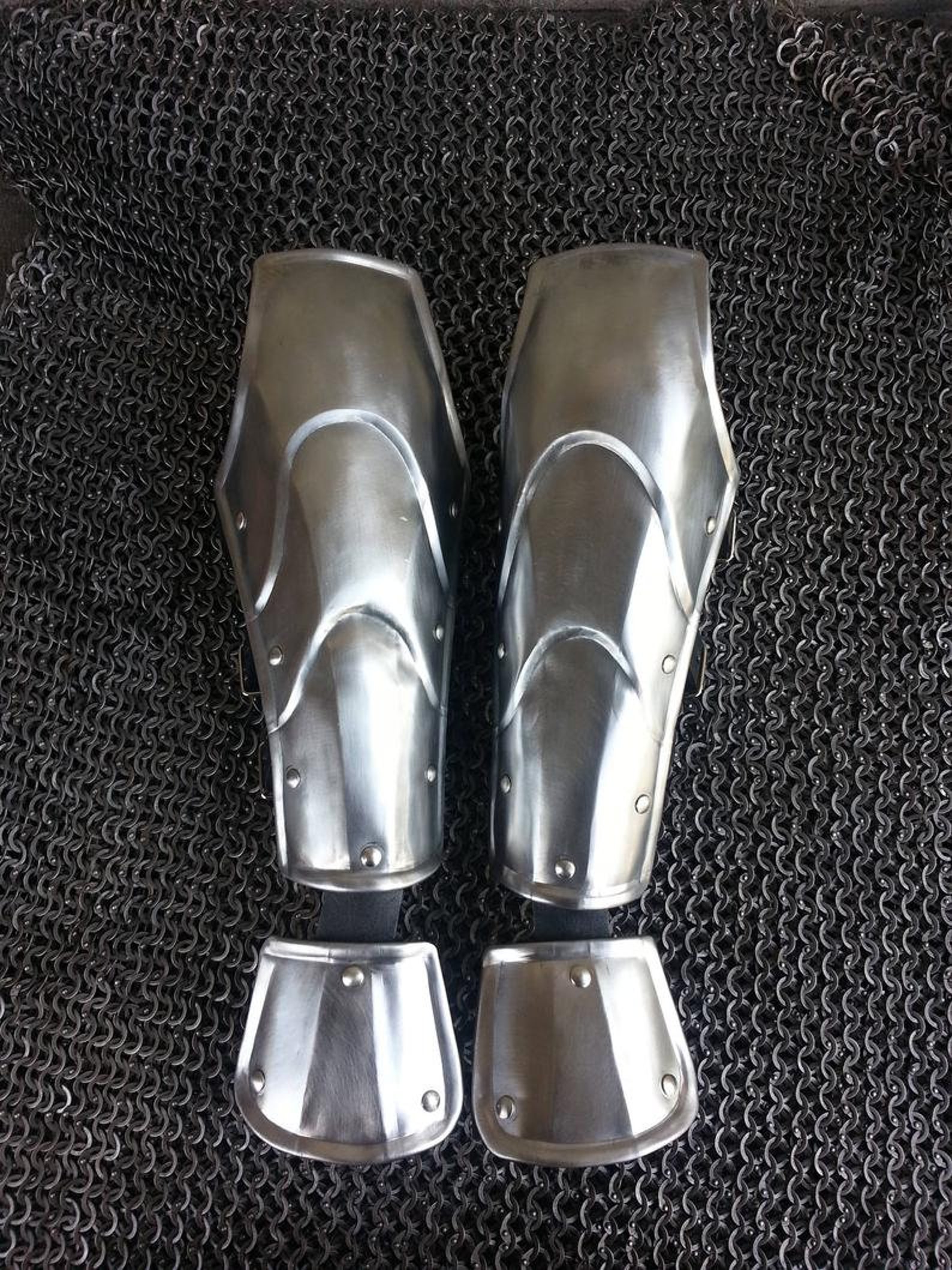 Pair of Gothic Bracers Medieval Knight Armor Blackened Steel - Etsy