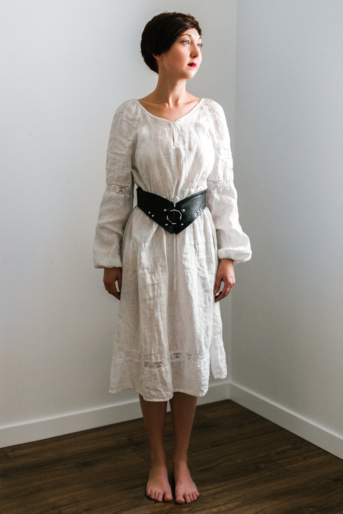 Warrior Lady Skirt Dark Armor Leather Female Belt - Etsy Australia