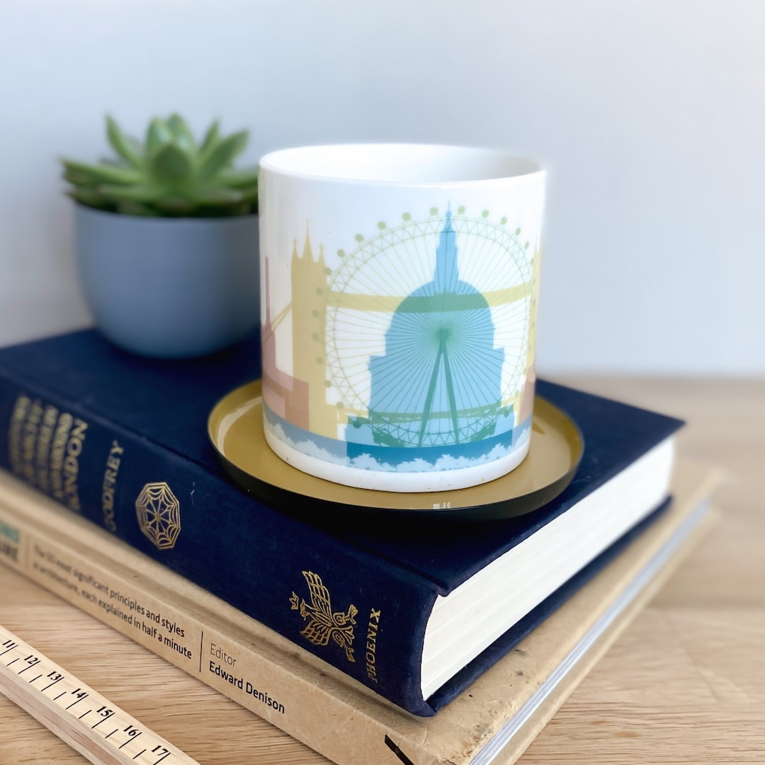 London Landmarks Bone China Mug, Bone China Mug, London Gift, London ...