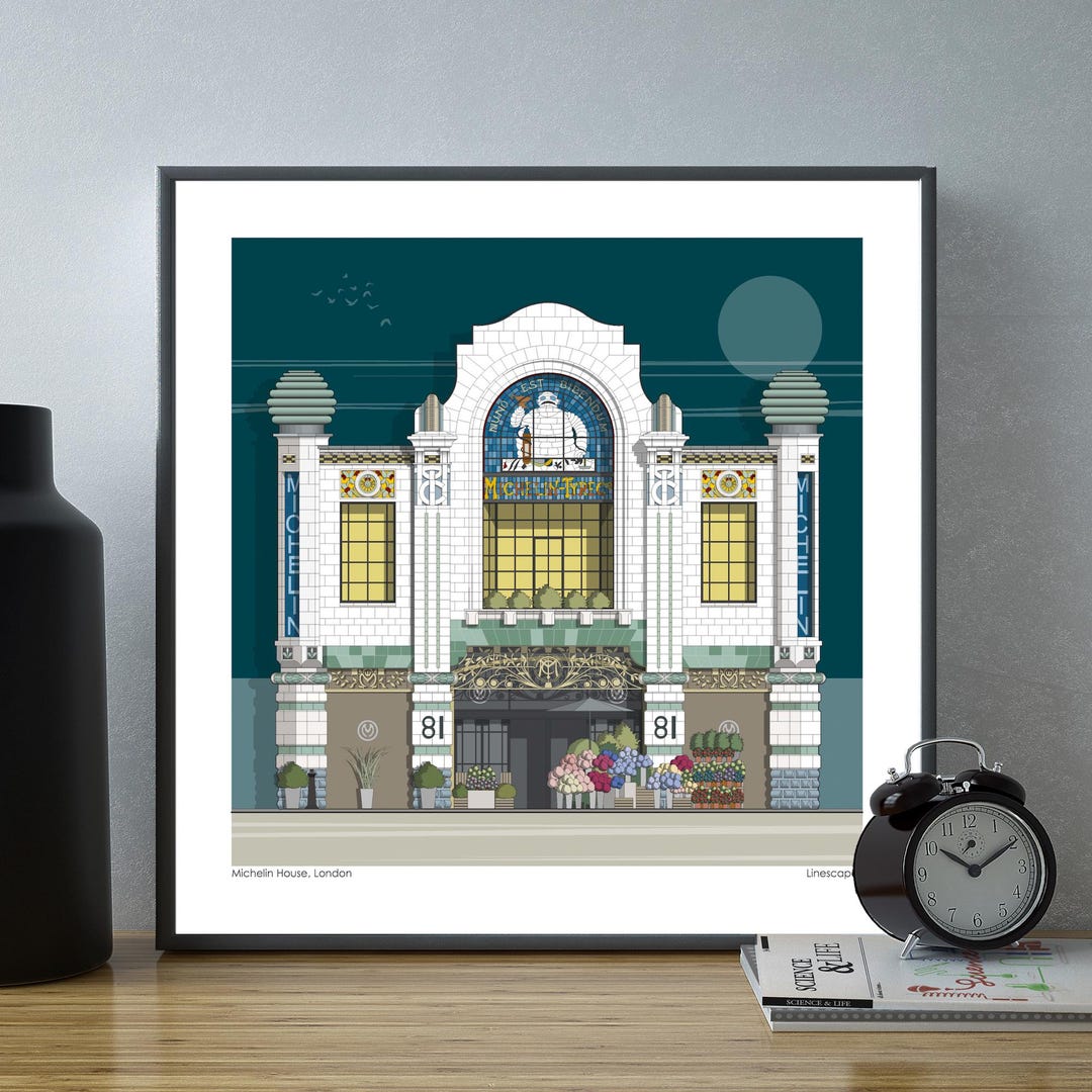 Michelin House Limited Edition Print, Bibendum Print, Architectural ...