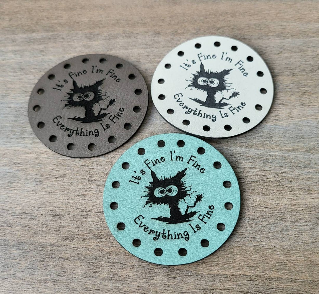 It's Fine, I'm Fine Everything is Fine, Patches! Crochet Beanie Patch ...