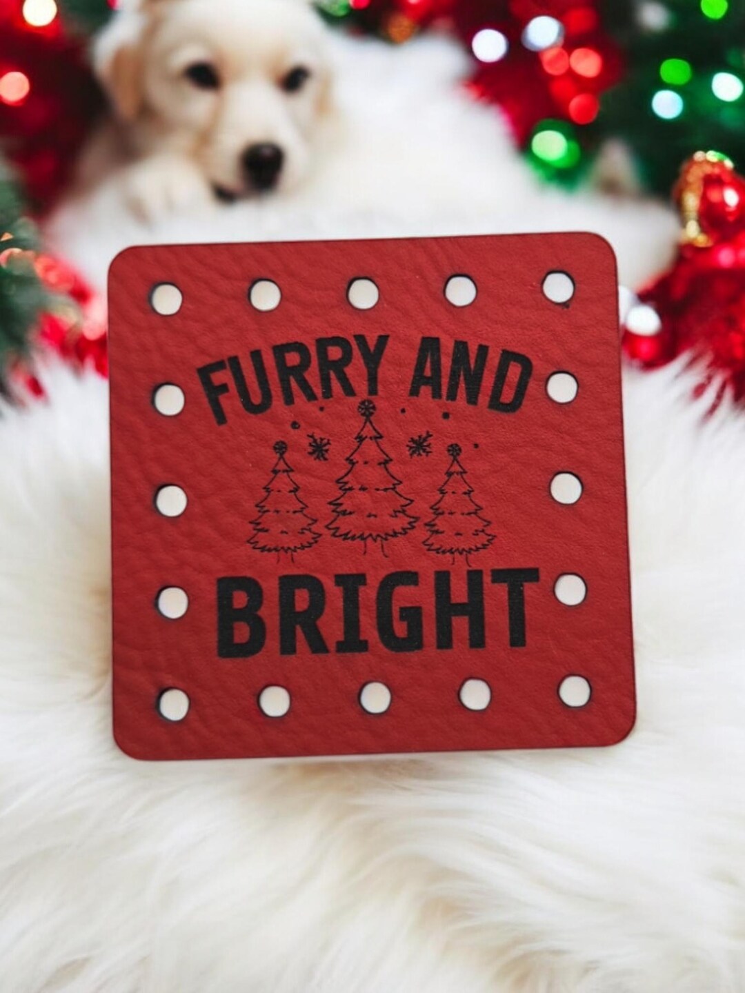 Furry & Bright PATCHES Faux Leather Patch Knit Hat Patch Crochet Beanie ...