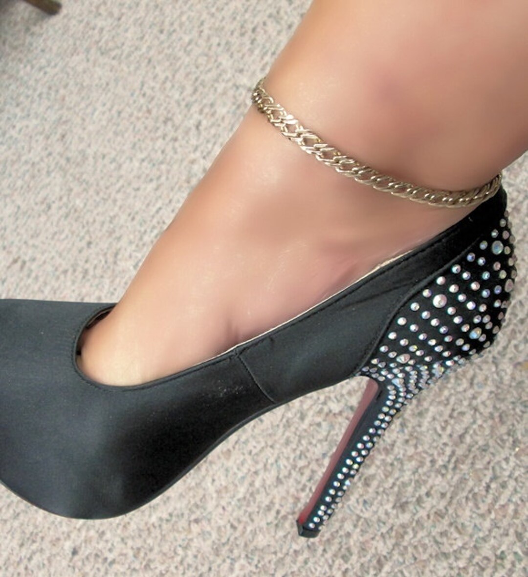 Sexy High Quality 24 Karat Gold Electroplate Anklet Bracelet Garantee ...