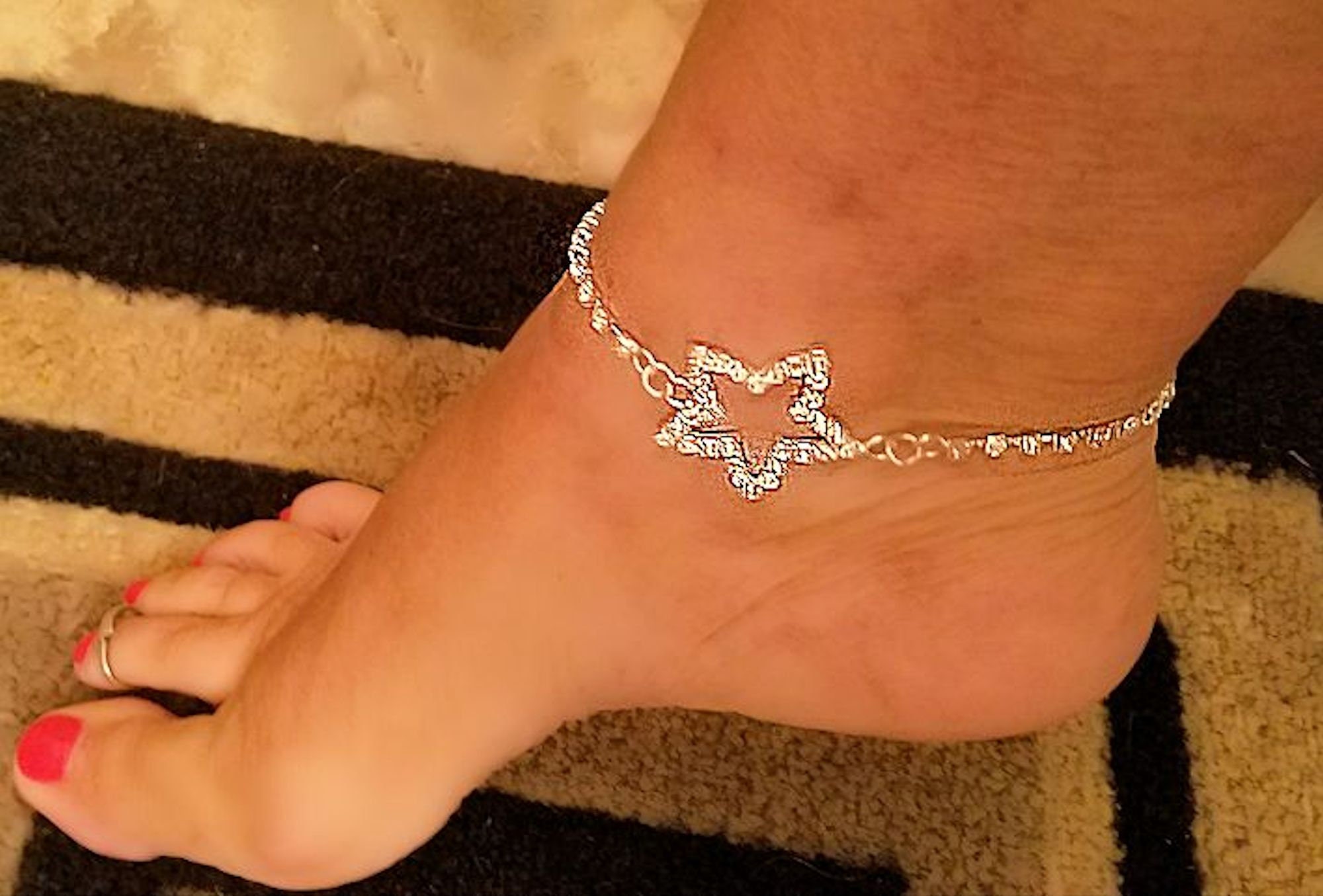Star is Born Anklet Crystal Rhinestone Adjustable Anklet - Etsy