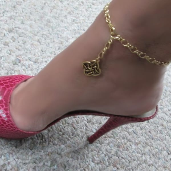 Celtic Anklet - Etsy