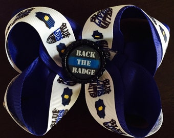 Back the blue key fobs we got your six support local | Etsy