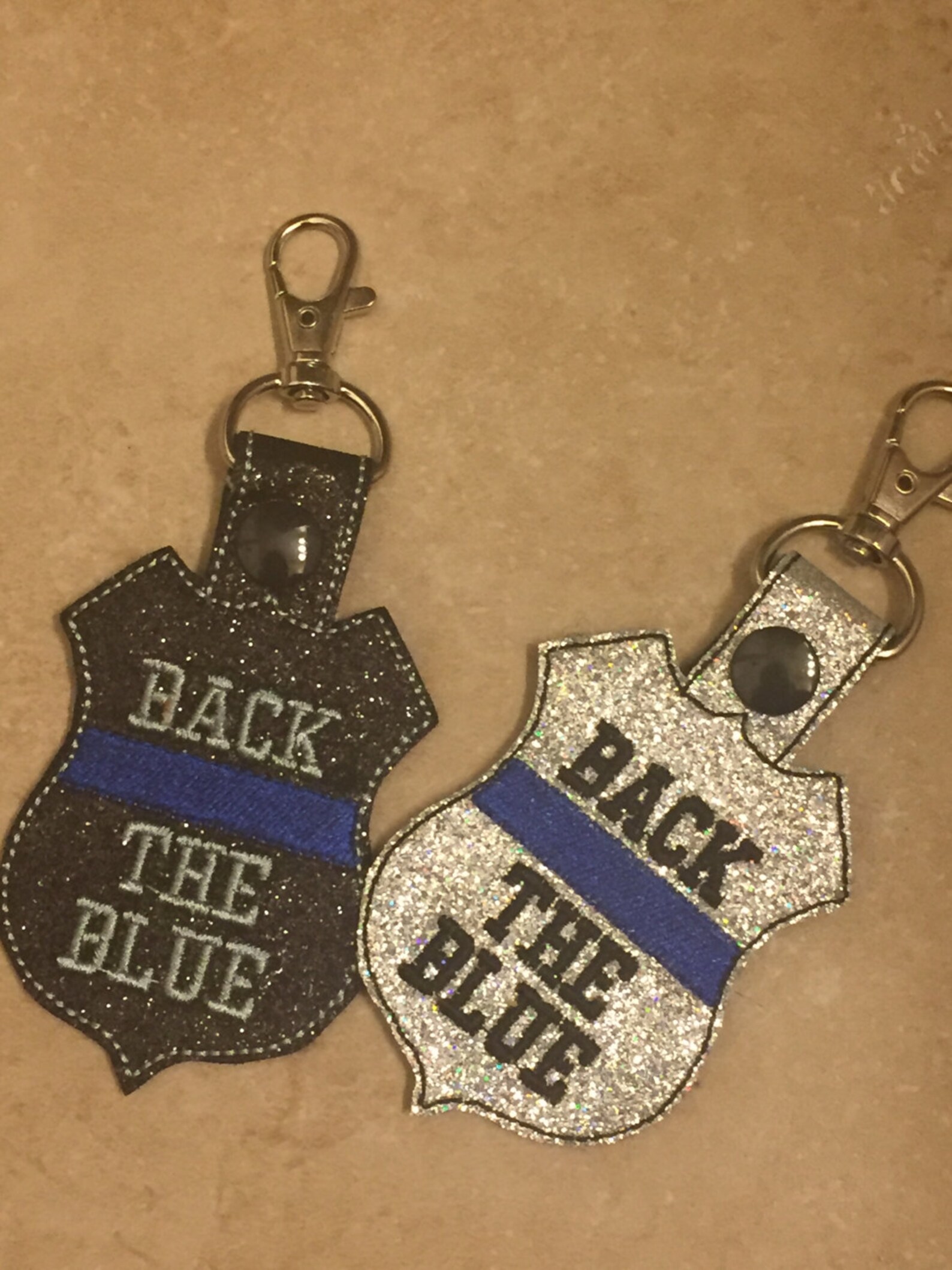 Back the Blue Key Fobs We Got Your Six Support Local - Etsy