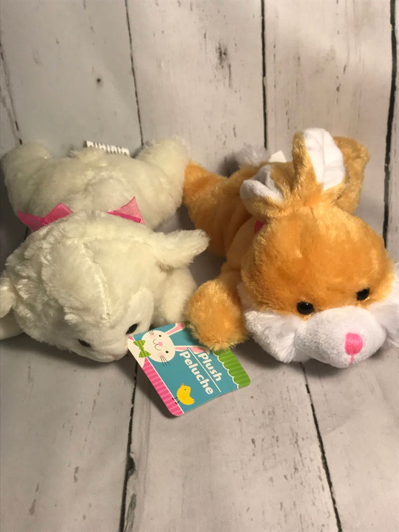 Personalized Easter Plush Animals First Easter Kids Easter | Etsy