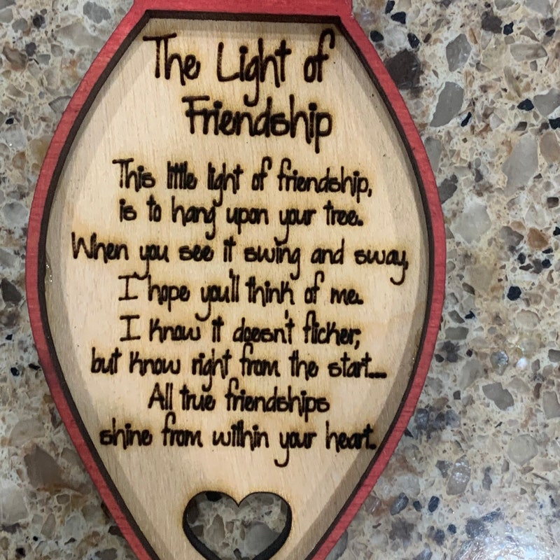 Light of Friendship - Etsy